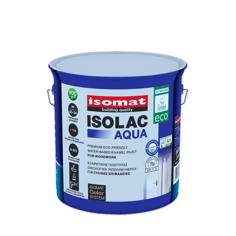 Isolac Aqua Eco Træ- og metalmaling - Satin
